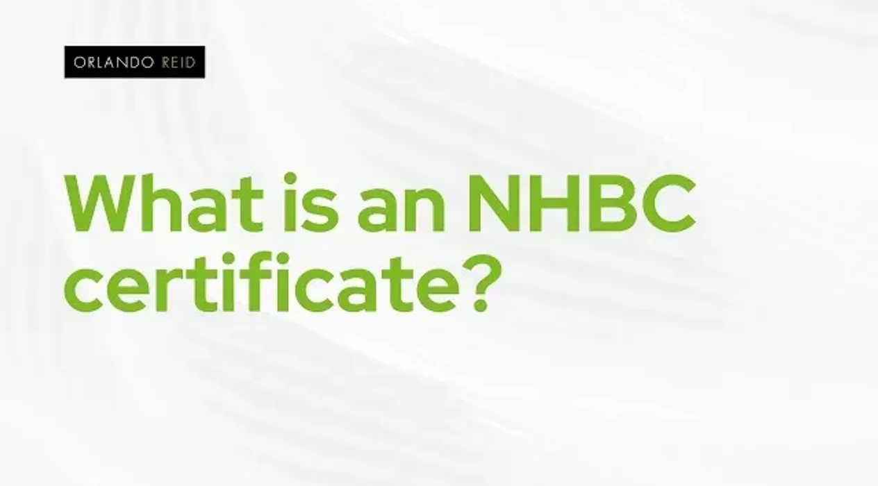 What is an NHBC certificate? | Orlando Reid