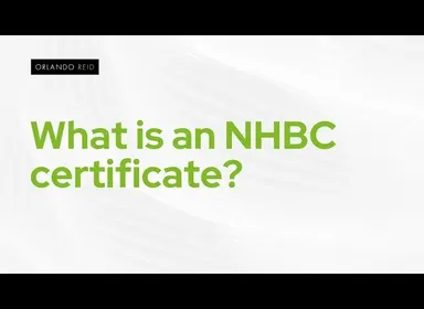 What is an NHBC certificate? | Orlando Reid